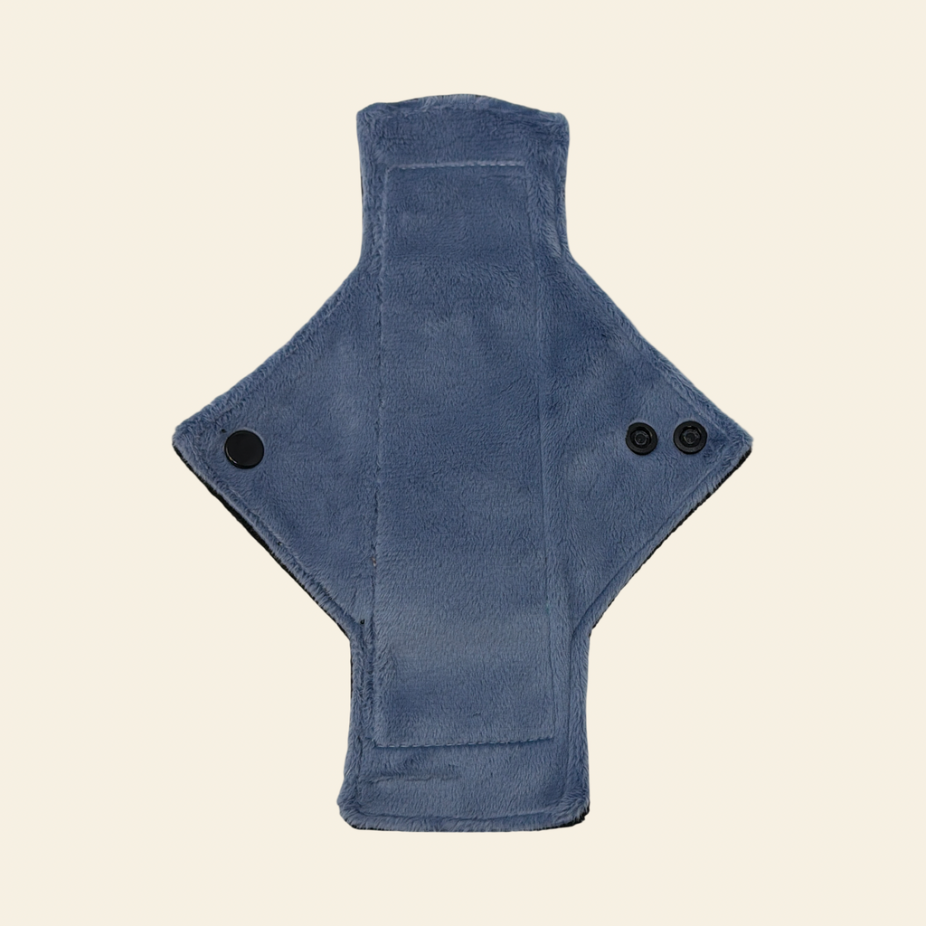 Solid Steel Minky Single Light Flow Day Pad – Tree Hugger Cloth Pads